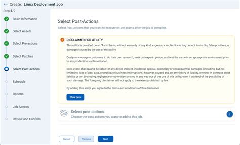 Creating Patch Job For Linux Assets