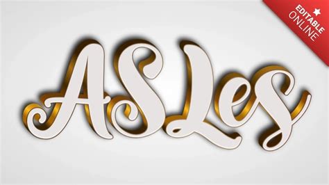 Asles Generador De Efectos De Estilo De Texto