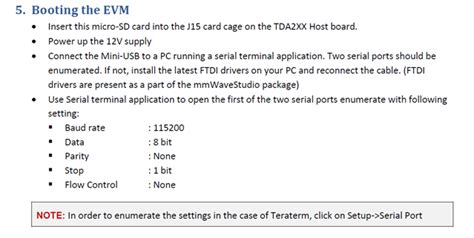 Mmwcas Dsp Evm No Serial Communication Available Sensors Forum Sensors Ti E2e Support Forums