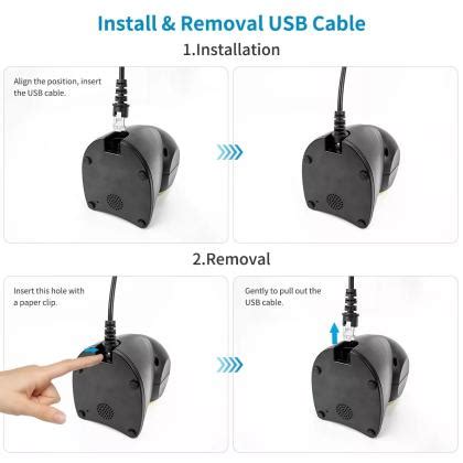 Netum NT 2055M 1D 2D QR Code Desktop Barcode Scanner Capture Barcodes From Screen Automatic