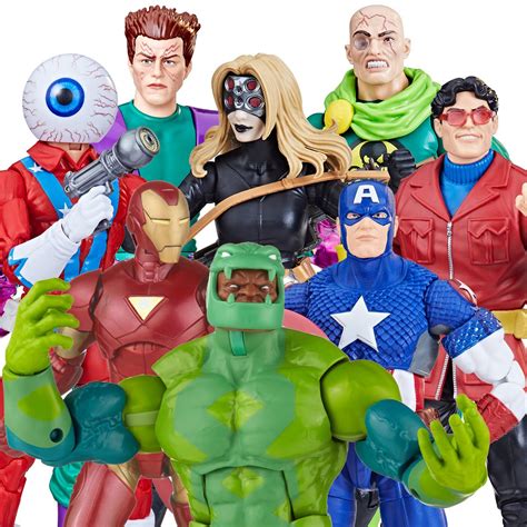 Marvel Legends Avengers 2023 Baf Puff Adder Set Of 7
