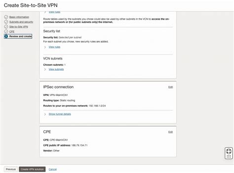 How To Establish An Ipsec Site2site Vpn To Oci Oracle Infrastructure