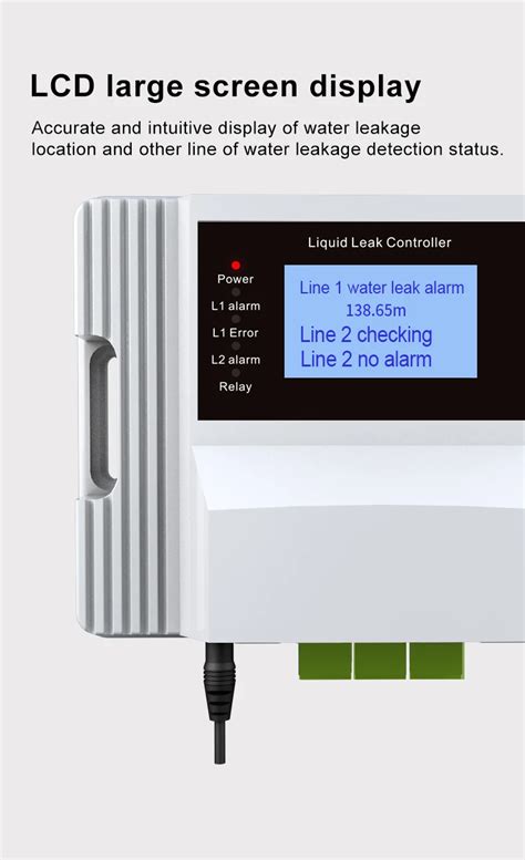 Rs485 Locating Water Leak Controller Modbus Rtu Liquid Leak Alarm
