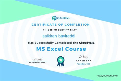 Sai Kiran On Linkedin Dataanalysis Msexcel Certification Dataanalytics Dataanalysts…