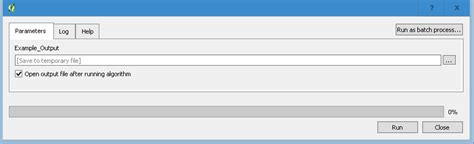 Saving Processing Results In File With Qgis Modeler Geographic