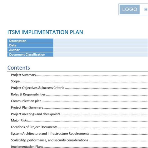 Step By Step ITSM Implementation Plan A Comprehensive Guide