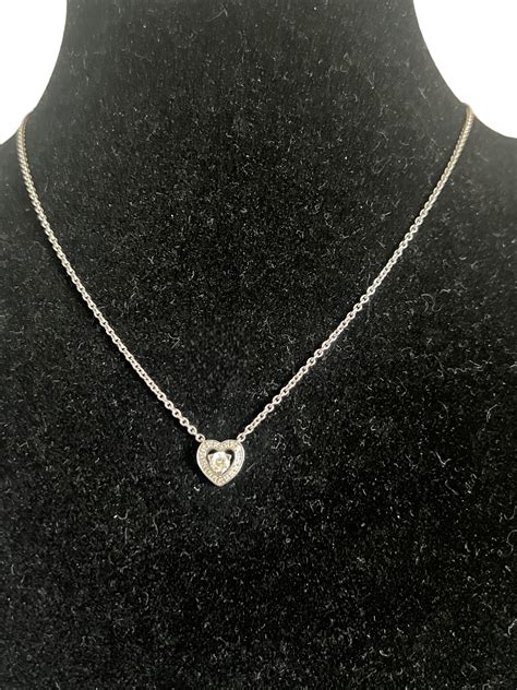 Mauboussin Collier Or Blanc Diamants Sex Love Touch Coeur Maison Eloe