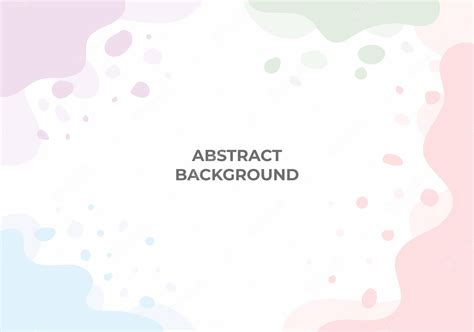 Premium Vector Abstract Color Pastel Hand Drawn Background Template