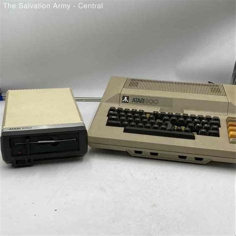 Used Vintage Atari 800 8 Bit Computer System With 1050 Floppy Disk Drive And Cartridge Ubbthreads