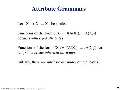 Ppt Chapter 3 Describing Syntax And Semantics Powerpoint Presentation Id5755160