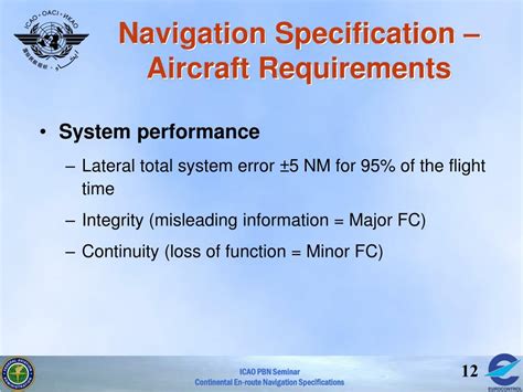 Ppt Overview Of Continental En Route Navigation Specifications Powerpoint Presentation Id