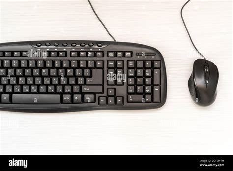 Black Computer Mouse And Keyboard Stock Photo Alamy