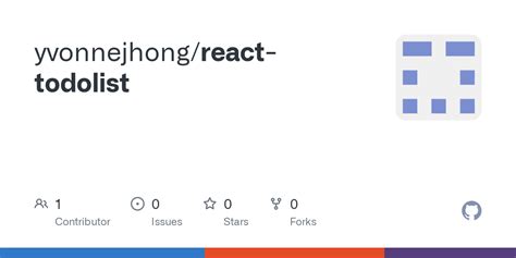 Github Yvonnejhongreact Todolist