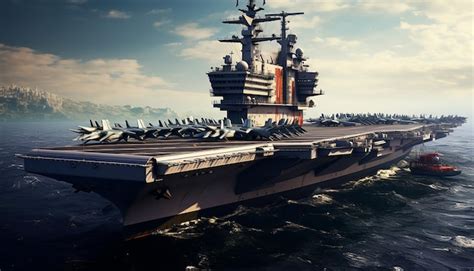 Premium AI Image Carrier Based Aircraft Launches And Takes Off