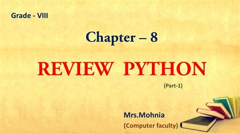 8th review python part 1 youtube