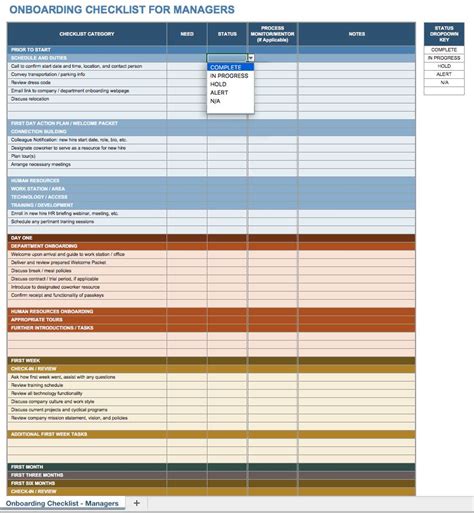 Onboarding Process For New Hires Template