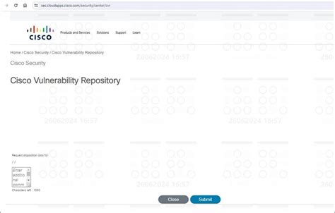 Cisco Vulnerability Repository Cisco Community