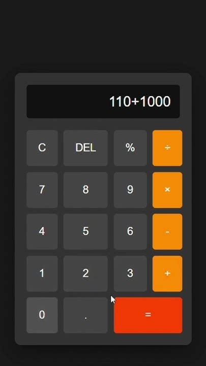 Simple Calculator Using Javascript Youtube