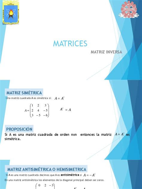Matrices Matriz Inversa Pdf Matriz Matemáticas Teoría De La Matriz
