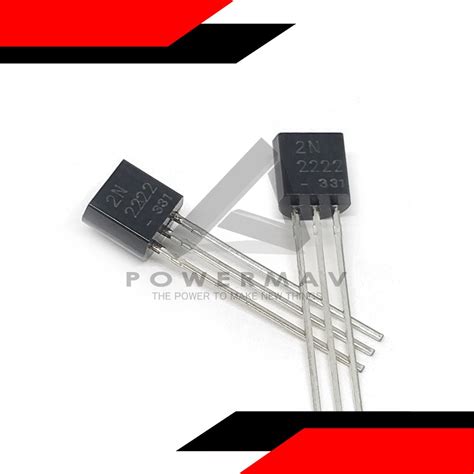 2pcs Original 2n2222 Transistor 2n2222a Copper Pins Npn Mps F2222a Mps2222a To 92 Plastic