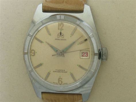 Vintage Ollech And Wajs Precision Oandw ZÜrich Handaufzug Gebraucht In