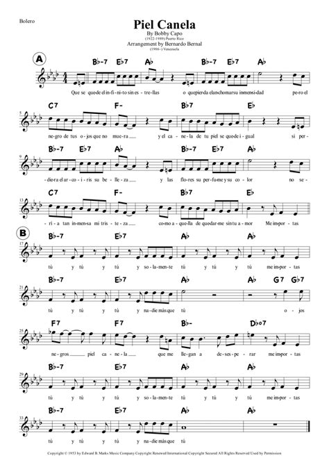Piel Canela Piano C Instrument Digital Sheet Music Sheet Music Plus