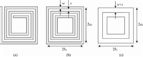 A Multi Turn Spiral Coil B Set Of Single Turn Coils C Set Of