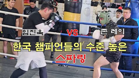 한국 챔피언들의 수준 높은 스파링 존 레이나기문vs 임진욱거북 Boxing 권투 제이나인 복싱스파링 복싱기술