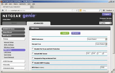 DGN2200V4 Using LAN Port 4 As A WAN Port For Cable ISP Connections NETGEAR Support
