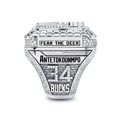 The Milwaukee Bucks Nba Championship Ring Has Insane Detail And Plenty