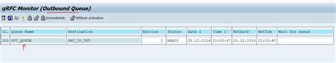Qrfc With Outbound Queue And Inbound Queue Between Two Different Sap Systems One Luw Per One Rfc