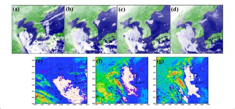 Mtsat Satellite Visible Cloud Images During The Development Stage Of Download Scientific
