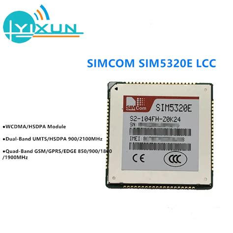 Simcom Sim5320e Dual Band Hsdpa Wcdma Quad Band Gsm Gprs Edge Module