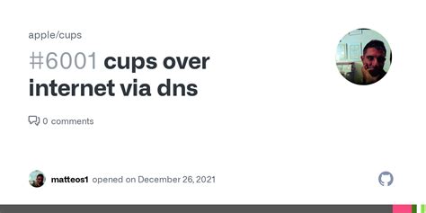 Cups Over Internet Via Dns Issue 6001 Apple Cups GitHub