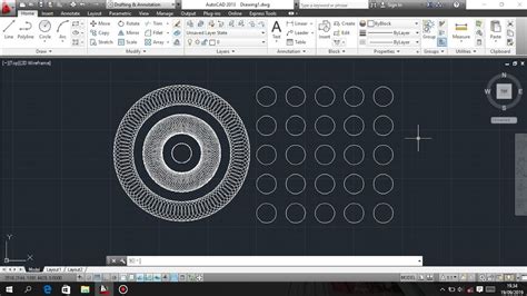 cara menggunakan array di autocad youtube