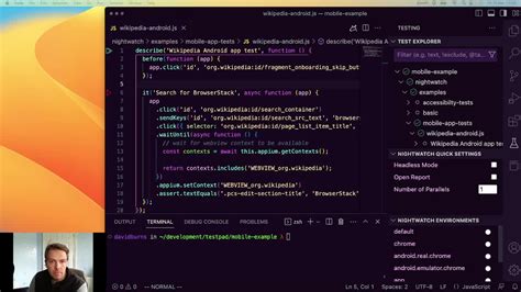 Video David Burns On Linkedin Nightwatchjs Browsertesting Automatedtest Apptesting