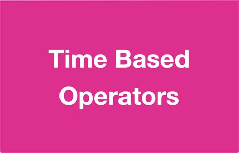 [rxswift] time based operators