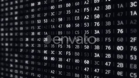 Hexadecimal Data 22744115 Videohive Direct Download Motion Graphics