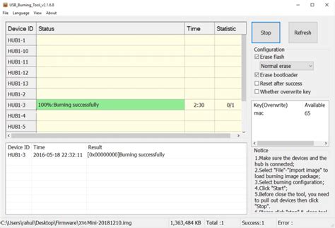 How To Use Amlogic Usb Burning Tool X96mini Tv Box