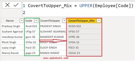 Upper Function Dax Sql Bi Tutorials
