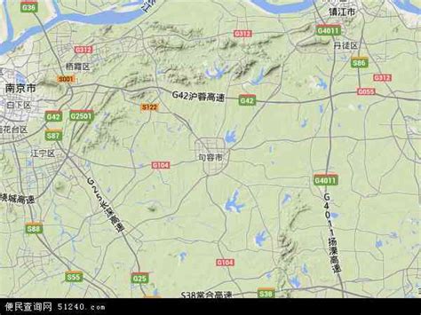 句容老地图 句容市 句容市区 大山谷图库