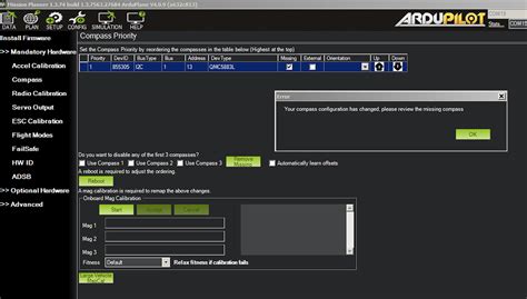 Missing Compass Window Plane 40 Ardupilot Discourse