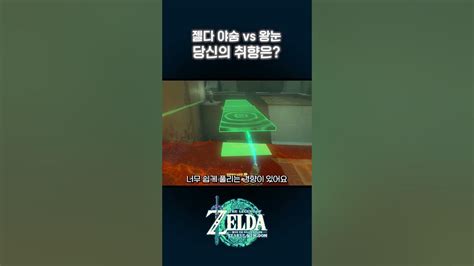 야숨vs왕눈 당신의 취향은 젤다의 전설 야생의 숨결 왕국의 눈물 Youtube