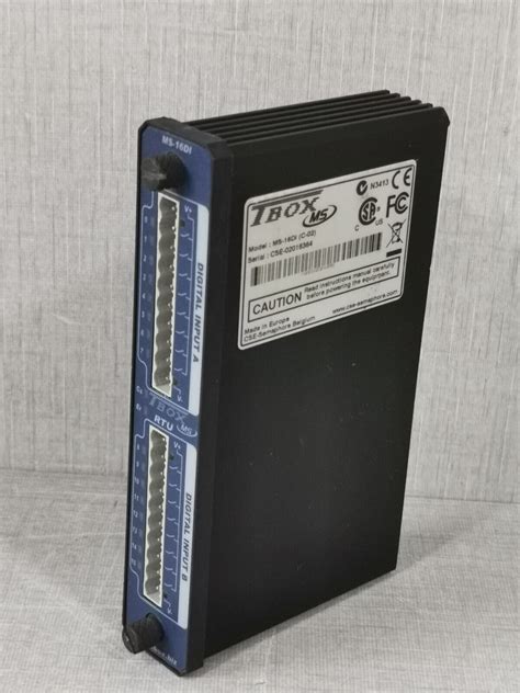 Used TBOX MS 16DI C 02 DIGITAL INPUT MODULE Orbit Surplus