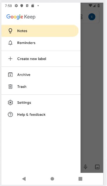 material design 2 0 navigation drawer r androiddev