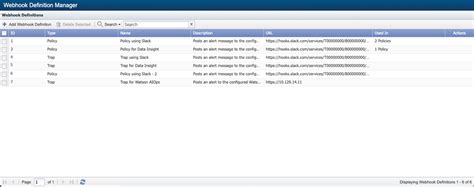 Webhook Definition Manager