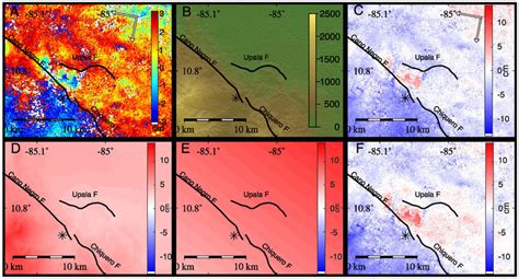 Example Interferogram Spanning From 20160407 To 20160728 Showing The