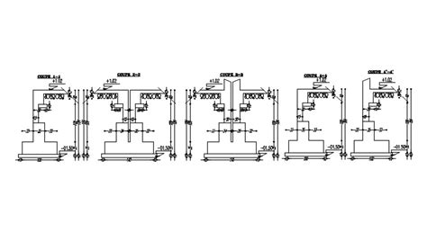 Cross Section Of Footing With Formwork Details In Autocad 2d Drawing Cad File Dwg File