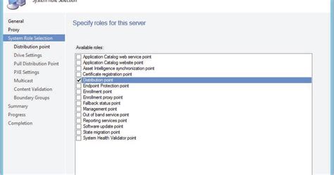 Sccm 2012 Installing Site System Roles Distribution Point
