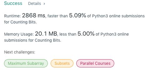 【アルゴリズム脳トレ】leetcode Medium 338 Counting Bits Ctoを目指す日記